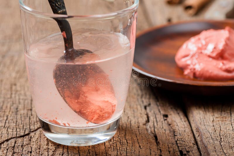 Limestone Solution in Cooking Stock Photo - Image of limestone, water ...