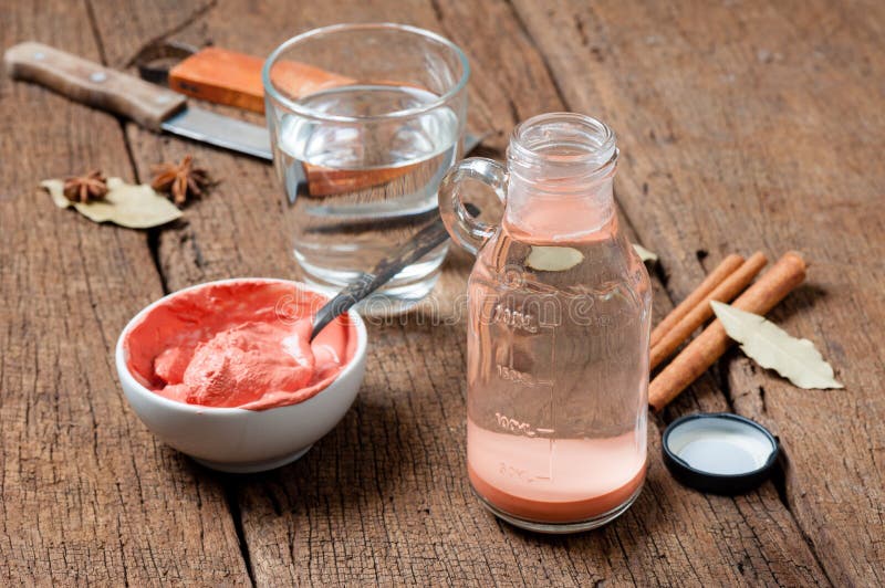 Limestone Solution in Cooking Stock Image - Image of thai, limestone ...