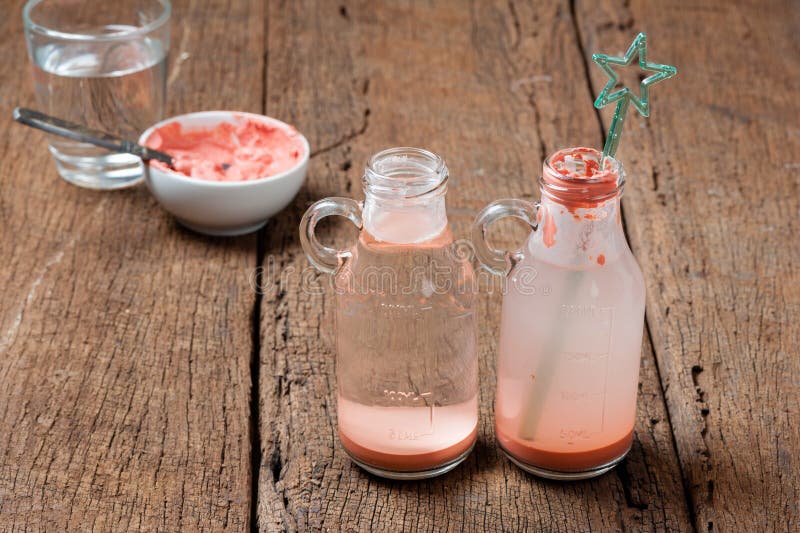 Limestone Solution in Cooking Stock Photo - Image of traditional ...