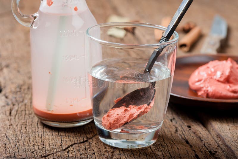 Limestone Solution in Cooking Stock Image - Image of daeng, cooking ...