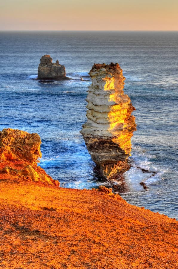 Limestone Stacks HDR Picture. Image: 10004693