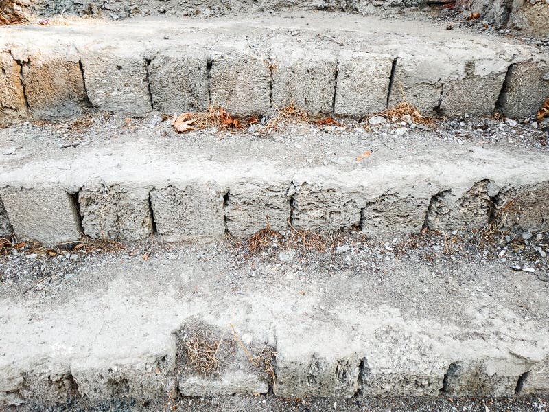 Limestone Steps in Front of Unfinished House Stock Image - Image of ...