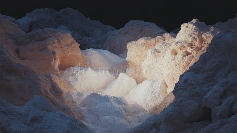 Limestone Texture with White Powdery Surface for Artistic and Design ...