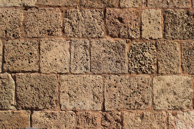 Limestone Wall Texture. Limestone Bricks that Create Building Facade ...