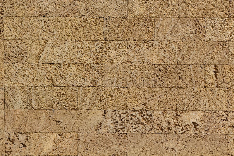 Limestone Wall Texture with Seashells. Beautiful Vintage Wall Stock ...