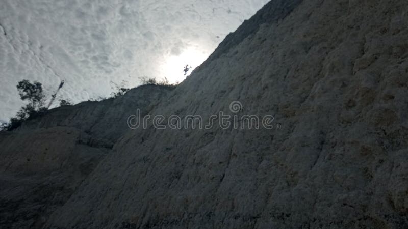 Limestone Walls in the Afternoon Stock Photo - Image of snow, coast ...