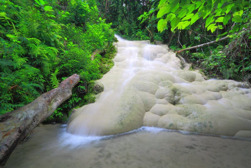 Limestone waterfall stock image. Image of waterway, wild - 28359775