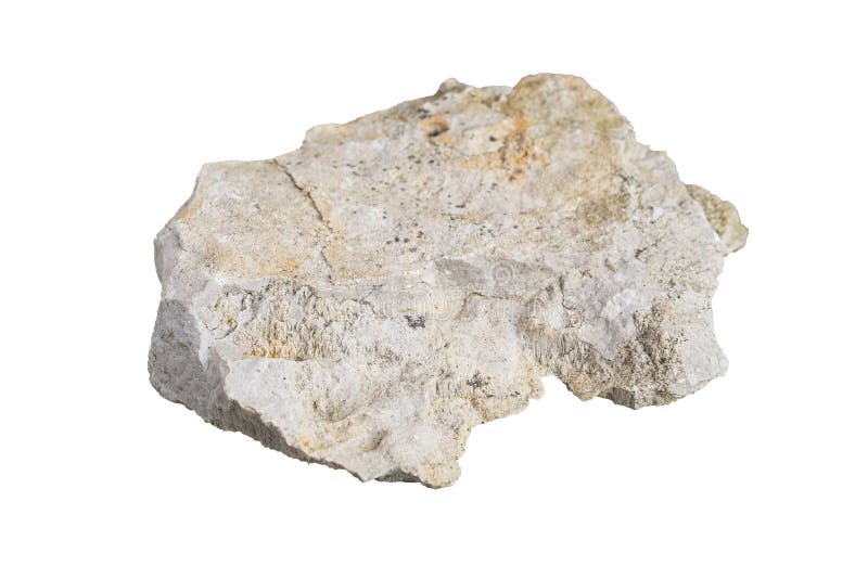 Limestone on White Isolated Background Stock Illustration ...