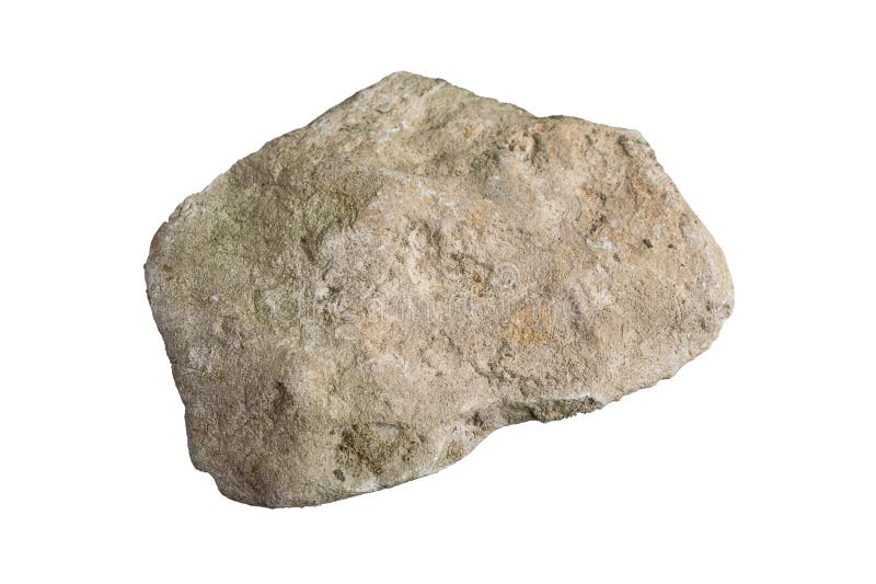 Limestone on White Isolated Background Stock Illustration ...