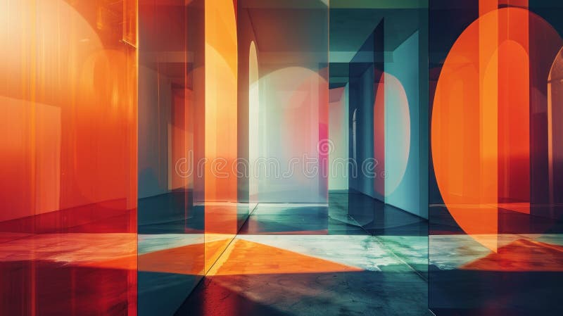 Liminal Space with Bright Colors Stock Image - Image of dreamlike ...