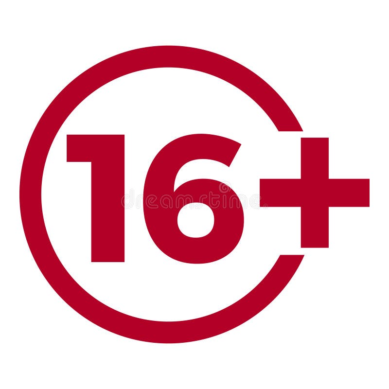 Limit Age Icon on Red Background. Icons Age Limit Vector Flat ... Limit Age Icon on Red Background. Icons Age Limit Vector Flat ...