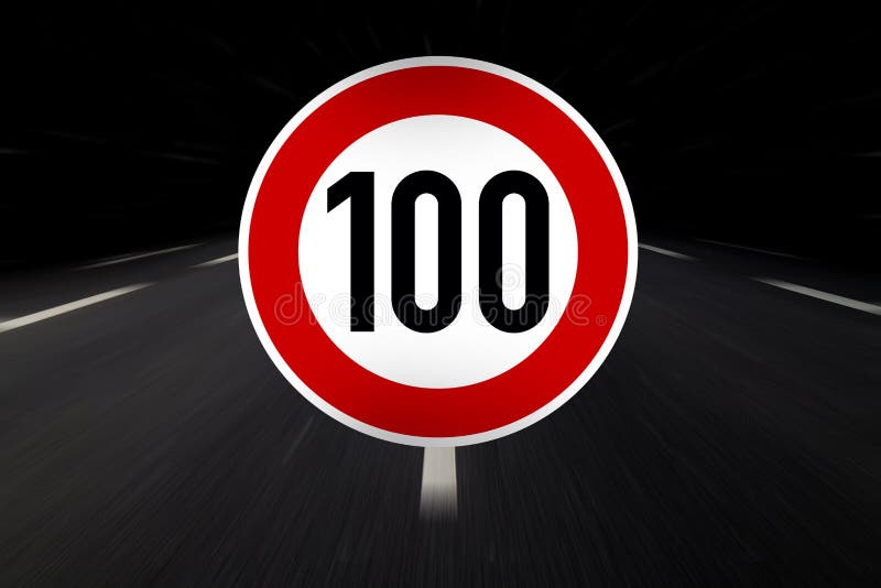 Speed limit traffic sign stock photo. Image of text, asphalt - 47041024