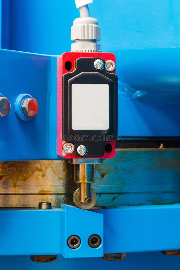 Close Up of Press Switch Button Set Design in Block Control with Stock ...