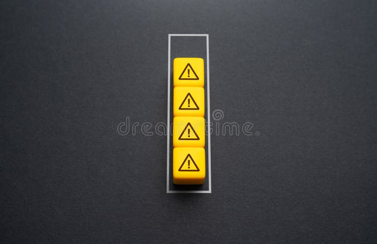 Limit on Warnings. Effectively Communicate Critical Issues Stock Photo ...