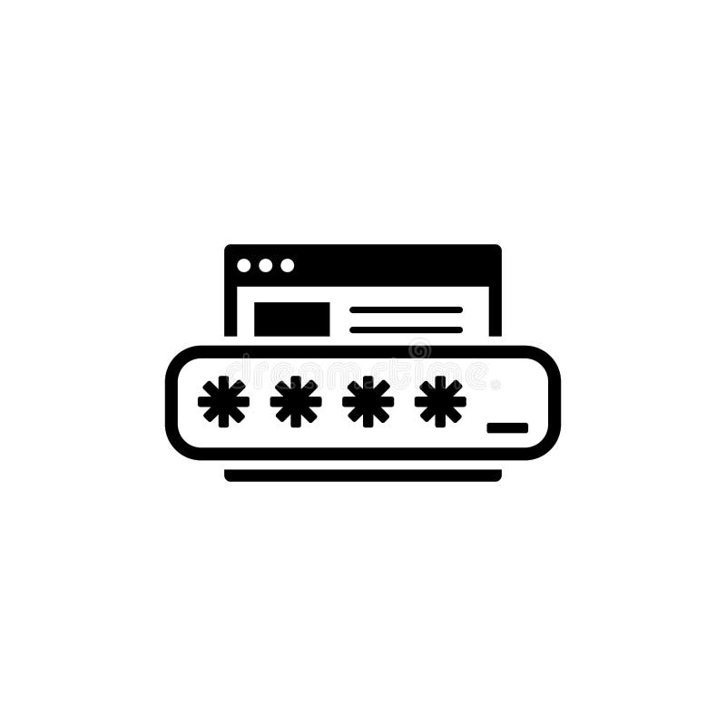 Limited Access Icon. Flat Design Stock Illustration - Illustration of ...