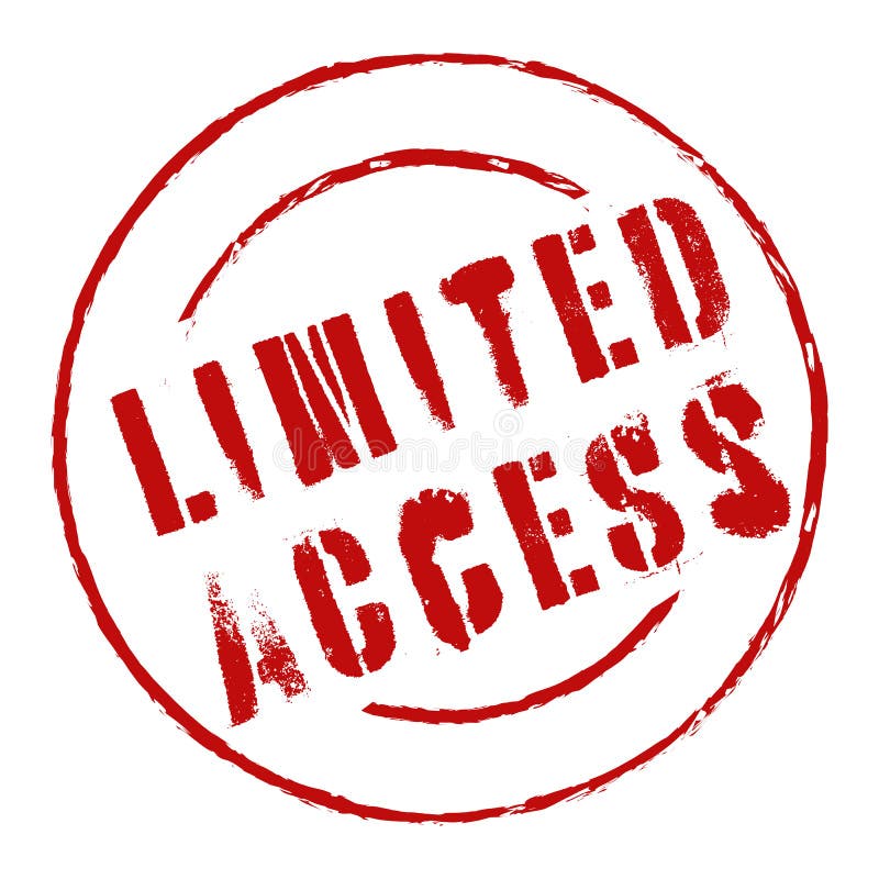 Limited access line icon stock vector. Illustration of device - 233023469