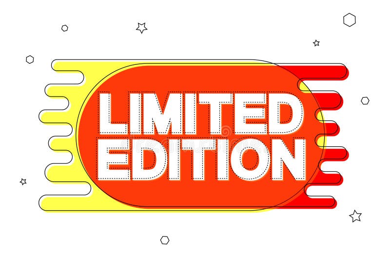 Limited Edition, Bubble Banner Design Template, App Icon, Vector ...