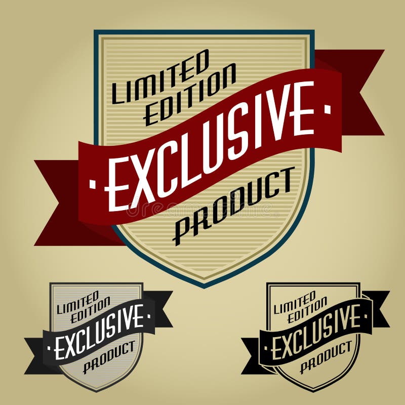 Exclusive stamp stock vector. Illustration of isolated - 29418091