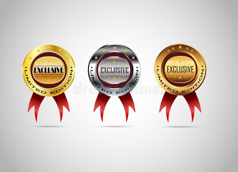 Limited edition label stock vector. Illustration of certificate - 98901760