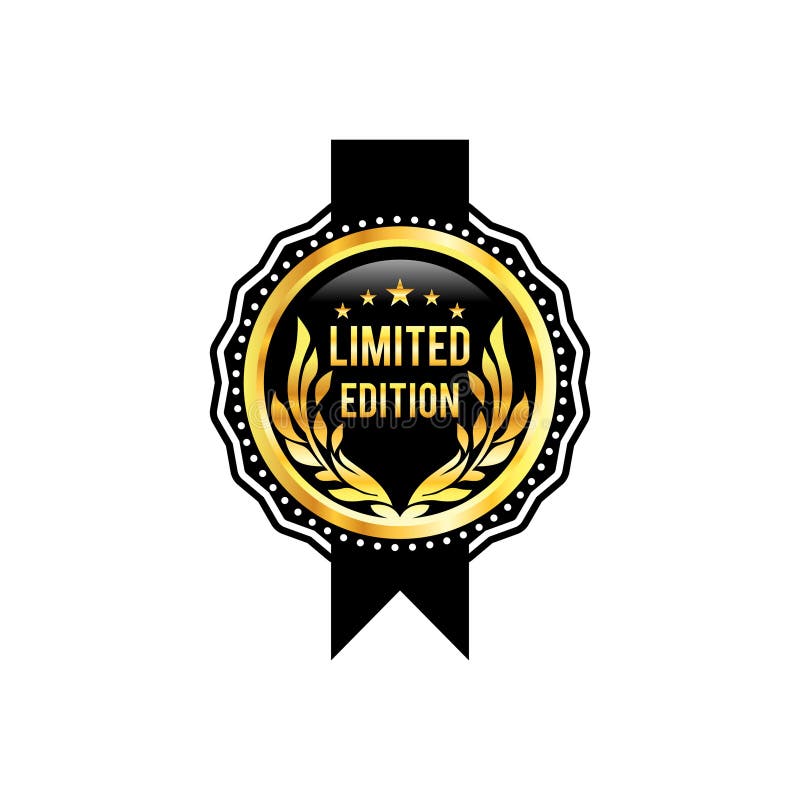Limited Edition Label or Limited Edition Tag Vector Isolated in Flat ...