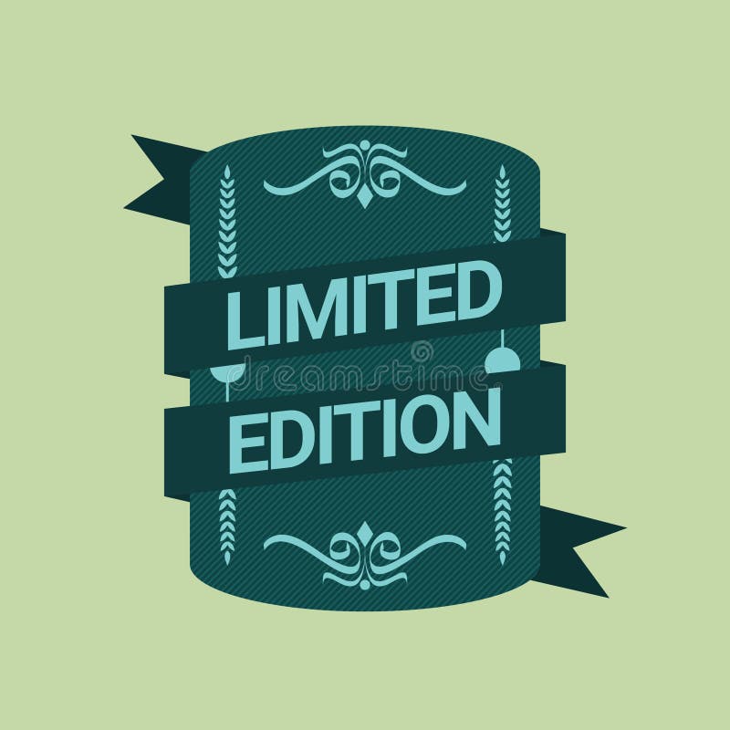 Limited Edition Label. Vector Illustration Decorative Design Stock ...