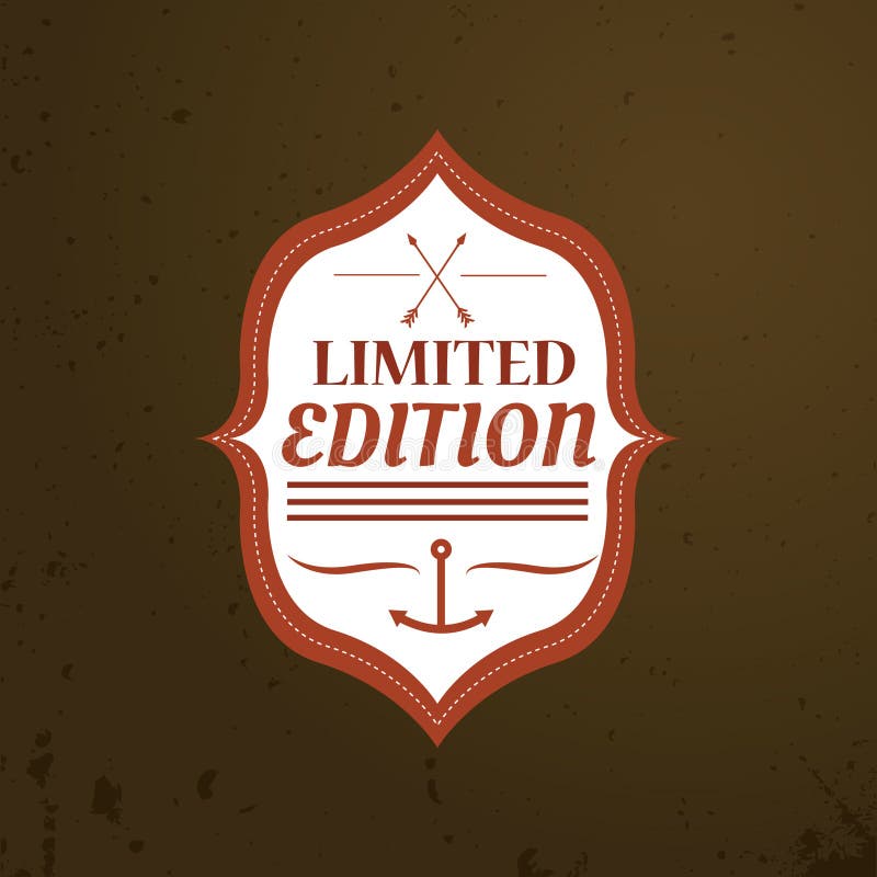 Limited Edition Label. Vector Illustration Decorative Design Stock ...