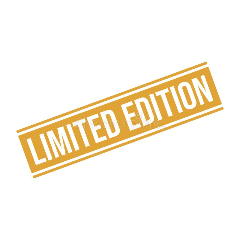 Limited Edition Letter Rubber Stamp Vector Design Template Stock Vector ...