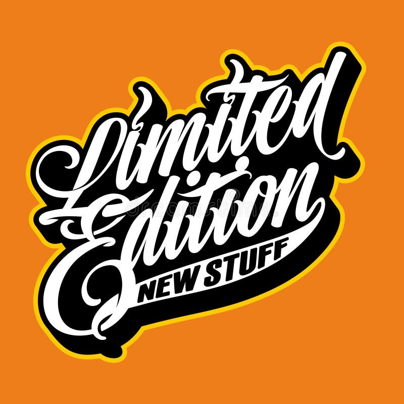 Limited edition lettering stock vector. Illustration of chicano - 250853243