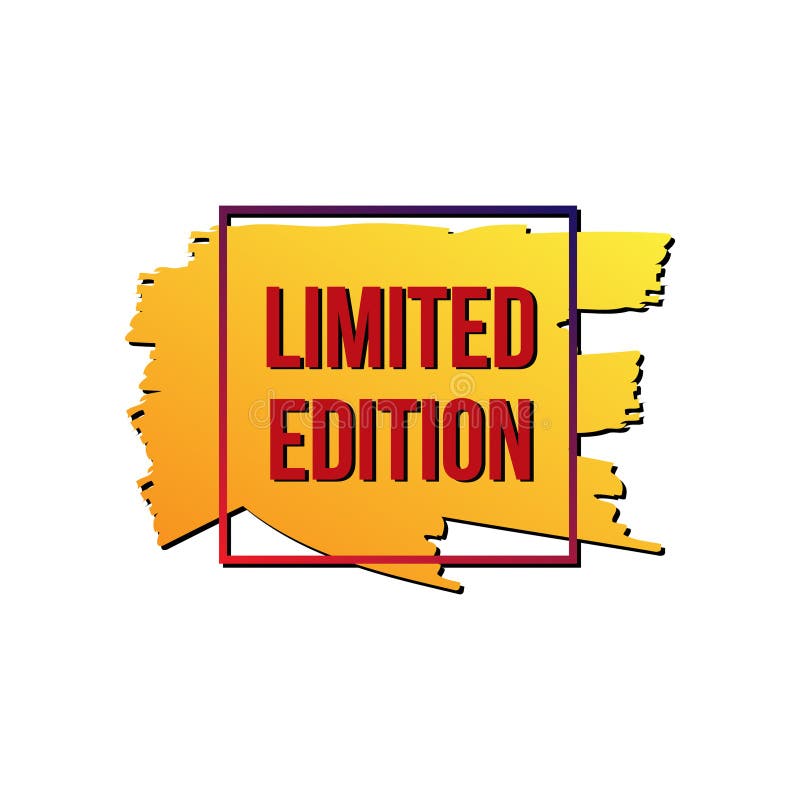 Limited Edition Banner Concept. Stock Vector - Illustration of coupon ...