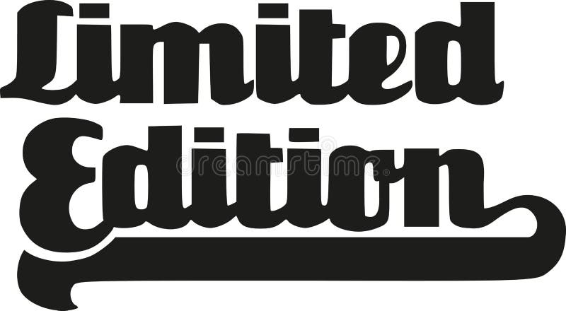 Limited Edition Retro Style Stock Vector - Illustration of vector ...