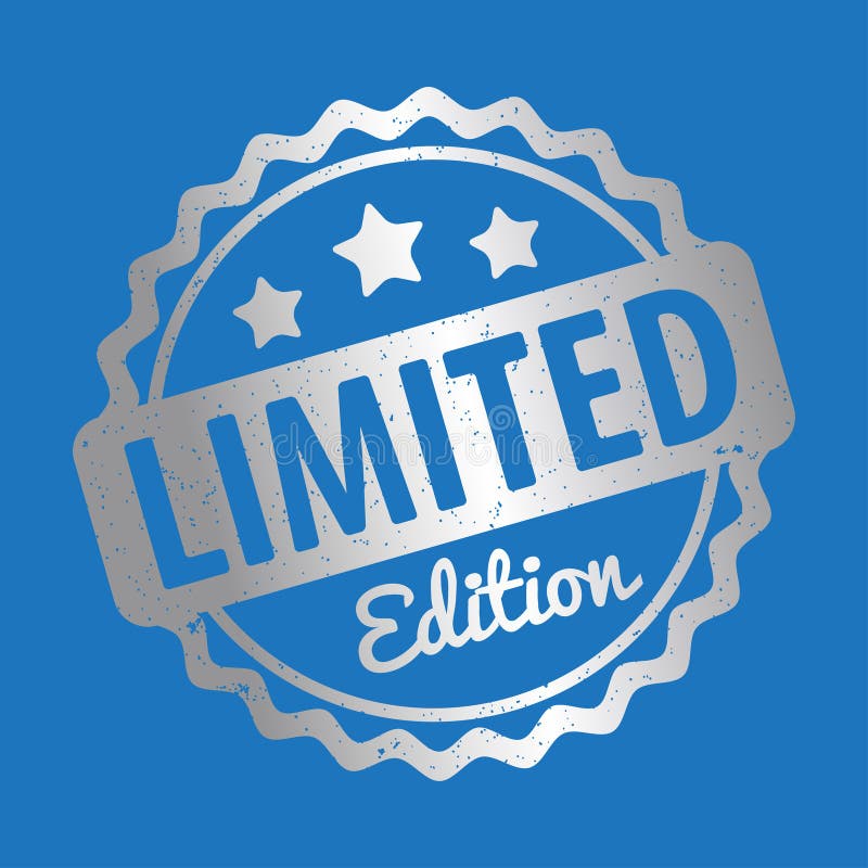 Limited Edition Rubber Stamp Award Vector Gold on a White Background ... Limited Edition Rubber Stamp Award Vector Gold on a White Background ...