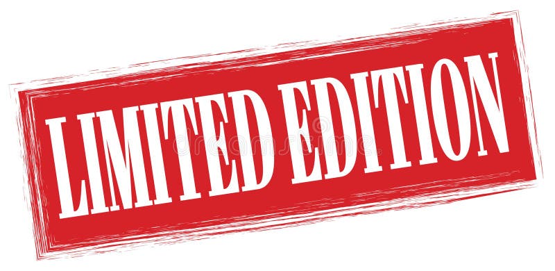 Limited Edition Stamp Sign Text Red Stock Illustrations – 299 Limited ...