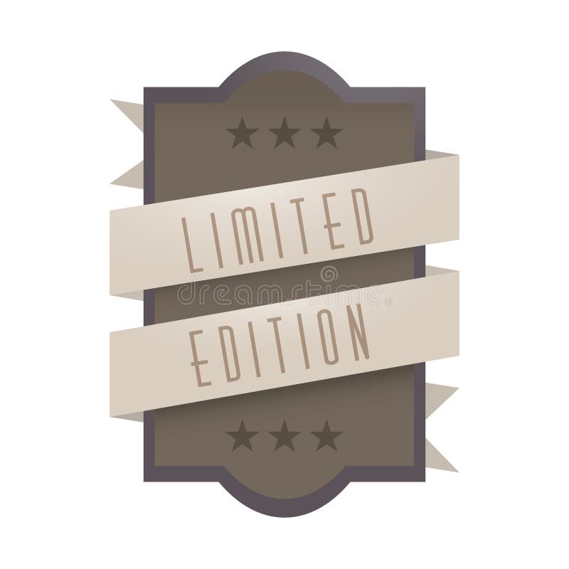 Limited Edition. Vector Illustration Decorative Design Stock Vector ...