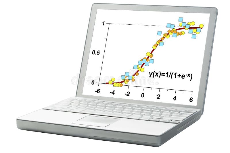 Data and Limited Growth Model Stock Photo - Image of statistics ...