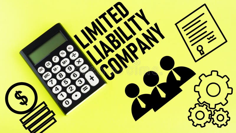 Limited Liability Company LLC is Shown Using the Text Stock ...