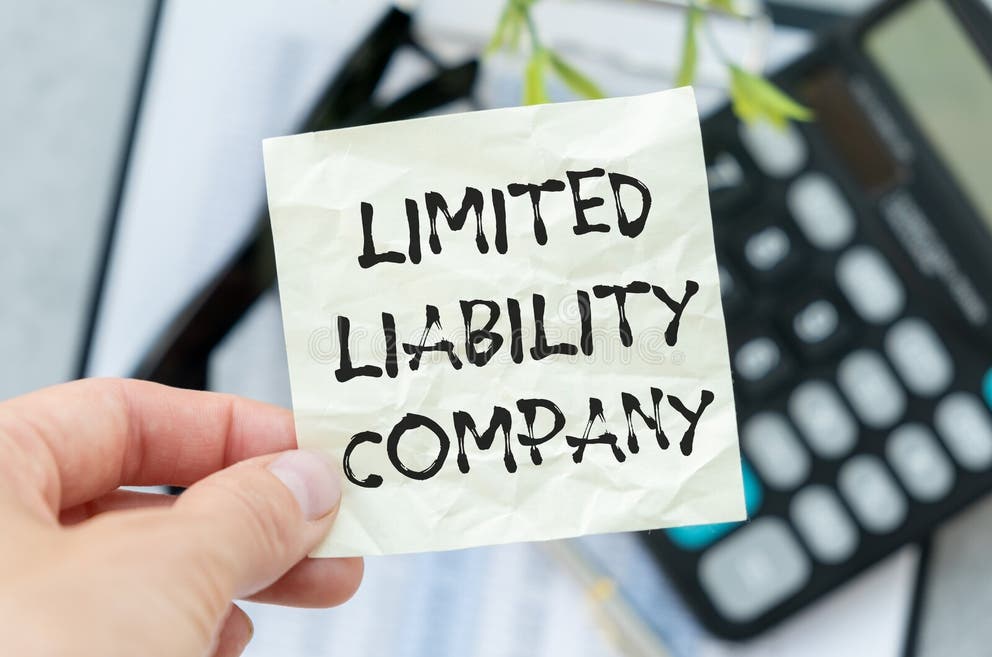 Limited Liability Company LLC is Shown Using a Text Stock Photo - Image ...