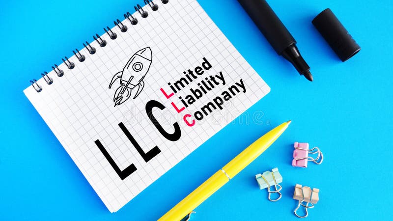 Limited Liability Company LLC is Shown Using the Text Stock Photo ...