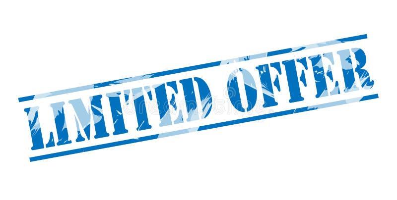 Limited Offer Blue Stamp Stock Illustrations – 588 Limited Offer Blue ...