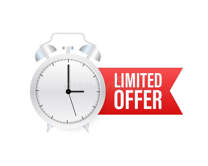 Limited Offer Labels. Alarm Clock Countdown Logo. Limited Time Offer ...