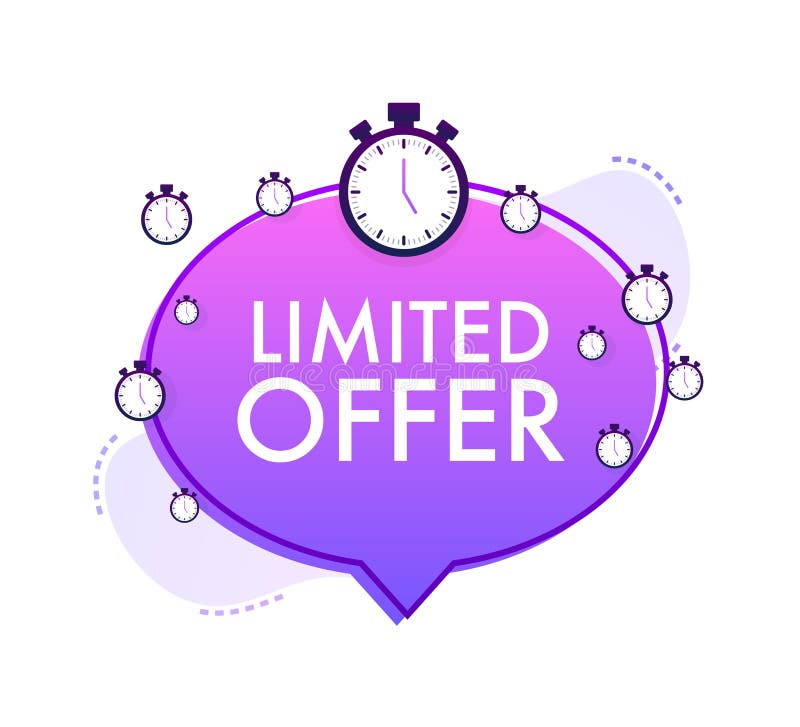 Limited Offer Labels. Alarm Clock Countdown Logo. Limited Time Offer ...