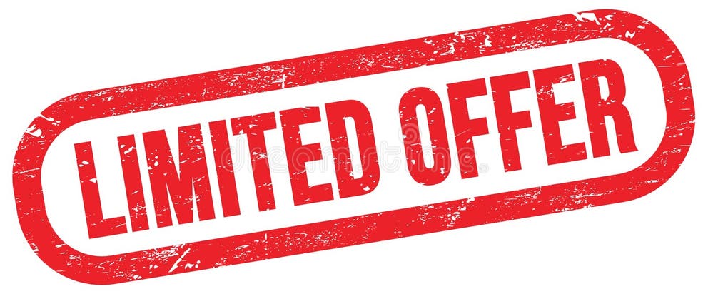 LIMITED OFFER, Text Written on Red Stamp Sign Stock Image - Image of ...