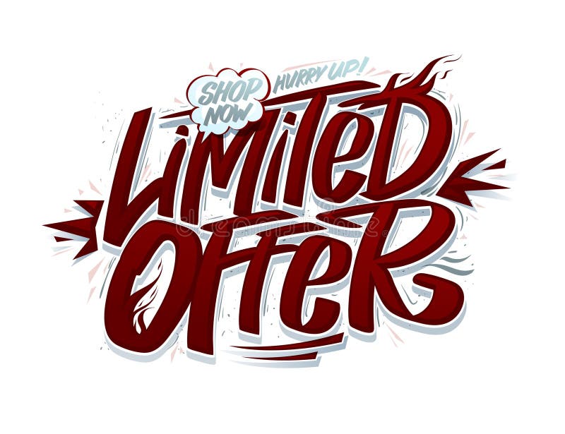 Limited Offer Web Banner Template, Vector Sale Poster Stock Vector ...