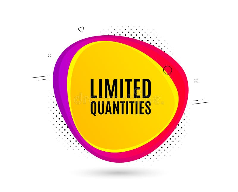 Limited Quantities Symbol. Special Offer Sign. Vector Stock Vector ...