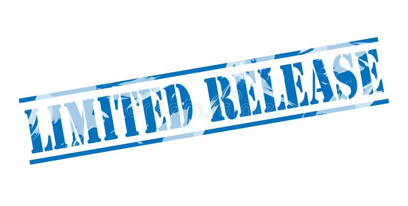 Limited release blue stamp stock illustration. Illustration of sticker ...