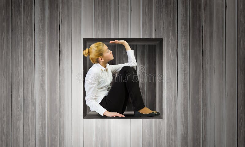 Limited and restricted stock image. Image of wooden, escape - 48689757