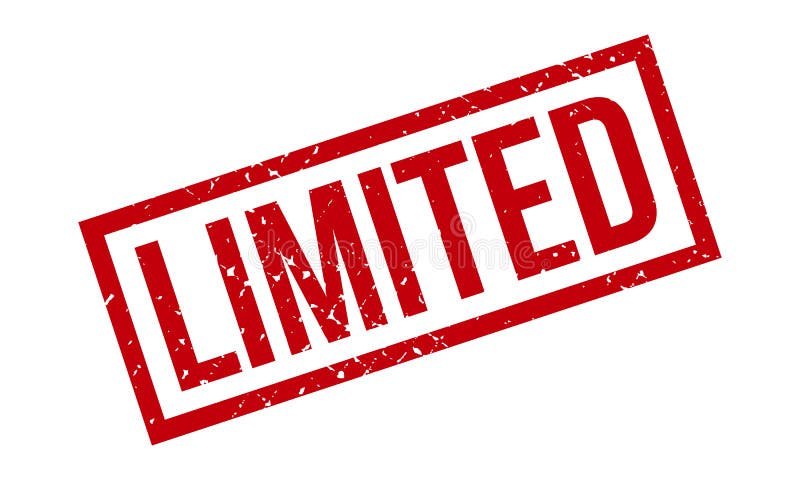 Limited Rubber Stamp. Red Limited Rubber Grunge Stamp Seal Vector ...