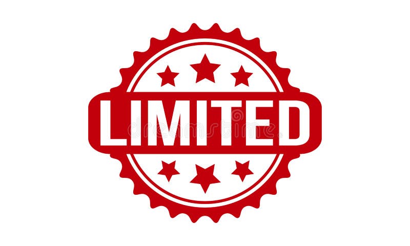 Limited Rubber Stamp. Red Limited Rubber Grunge Stamp Seal Vector ...