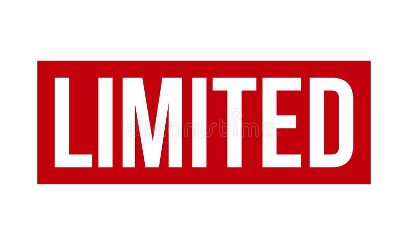 Limited Rubber Stamp. Red Limited Rubber Grunge Stamp Seal Vector ...