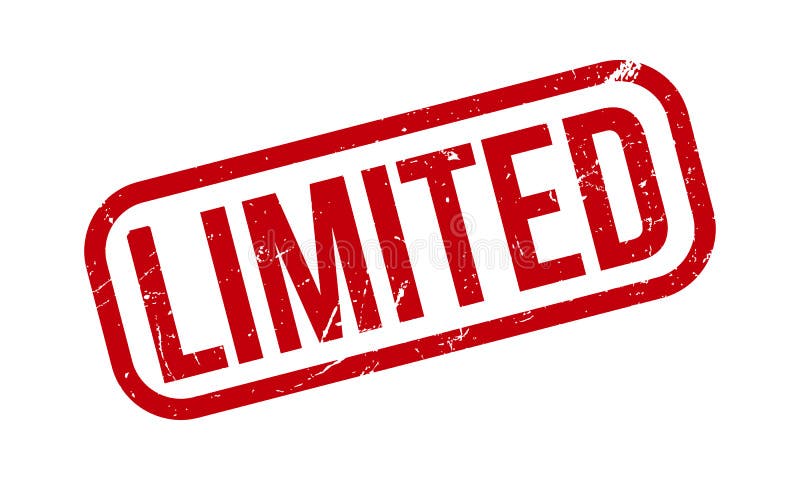 Limited Rubber Stamp. Red Limited Rubber Grunge Stamp Seal Vector ...