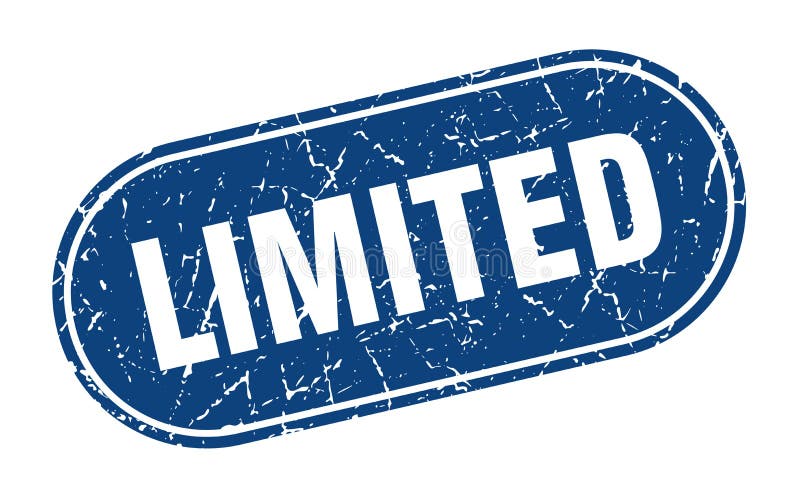 Limited Sign. Limited Grunge Stamp Stock Vector - Illustration of ...